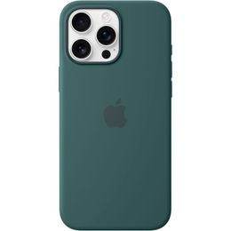 Apple Smartphone-H&uuml;lle &raquo;iPhone 16 Pro Max Silikon Case mit MagSafe&laquo; Smartphones 17,5 cm (6,9 Zoll) gr&uuml;n Mikrofaser, Silikon Speziell f&uuml;r das iPhone 16 Pro 