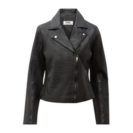 RICANO Damen Bikerjacke "Lederjacke Antonia", schwarz, Gr. S, Obermaterial: 100% Lammnappaleder LANA. Futter: 100% Baumwolle CO., Jacken,