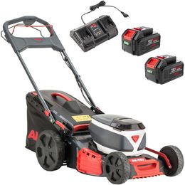 Al-Ko Akkurasenm&auml;her &raquo;46.6 Li SP COMFORT SET&laquo; Radantrieb grau Flexibles Akku-System - kompatibel f&uuml;r viele Ger&auml;te aus der Serie 18V / 36V 1 Battery - 