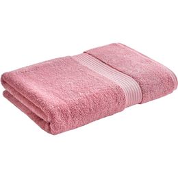 Christy Badet&uuml;cher &raquo;SUPREME&laquo; Premium-Badet&uuml;cher in Luxusqualit&auml;t, 650g/m&sup2;, 90x165cm, 2er Set rosa Walkfrottier, Obermaterial: 100% Baumwolle B/L: 90cmx165cm, 