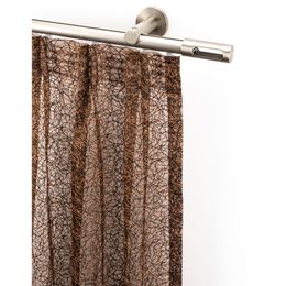 Garesa Gardinenstange &raquo;EASY&laquo; &Oslash; 20 mm 1 l&auml;ufig-l&auml;ufig Wunschma&szlig;l&auml;nge gold Aluminium B/L: 67cm x 100cm &Oslash; 20mm, 1 Stk., 1 l&auml;ufig