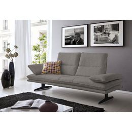 W.Schillig 2-Sitzer &raquo;broadway, Designsofa mit tollem Sitzkomfort, Breite 216cm&laquo; Sitztiefenverstellung, Kopfteil- & Seitenteilverstellung, Breite 216cm