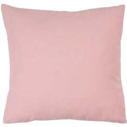 Pad Dekokissen &raquo;LEDA&laquo; 100% Baumwolle rosa Baumwolle B/L: 50cm x 50cm, 2 Stk.