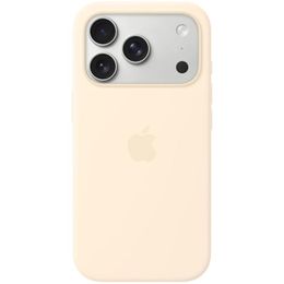 Apple Smartphone-H&uuml;lle &raquo;iPhone 17 Pro Silikon Case mit MagSafe&laquo; Smartphones 16,0 cm (6,3 Zoll) Mikrofaser, Silikon Saphirglas mit leitender Schicht 
