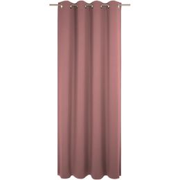 WIRTH Vorhang &raquo;Dim out&laquo; &Ouml;sen 1 Stk. tlg. nach Ma&szlig; lila Polyester 255cm, &Ouml;sen, 142cm