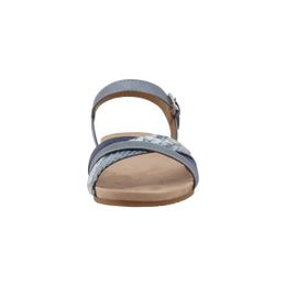 Tom Tailor Damen Mules "Tom Tailor Flat Sandals - Mules", Gr. 40, blau, Schuhe