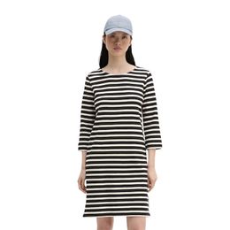 Marc O'Polo Marc O'polo Damen Marc O'Polo Jerseykleid Gestreift, loose fit aus weichem Jersey schwarz-wei&szlig; M, N-Gr