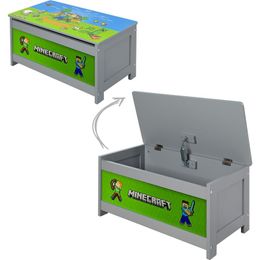 Phoenix Truhe &raquo;Minecraft Truhe&laquo; grau Holzwerkstoff, MDF B/H/T: 60cm x 31cm x 32cm