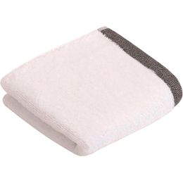 Bugatti Gaestehandtuecher &raquo;Prato&laquo; Uni Farben, mit melierter Optik im Saum wei&szlig; Walkfrottier, Obermaterial: 100% Baumwolle B/L: 30cmx50cm, 3 Stk., 