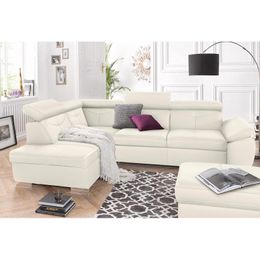 exxpo - sofa fashion Ecksofa &raquo;Spring, super bequem und komfortabel mit Armteil- und Kopfteilfunktion&laquo; wahlweise mit Bettfunktion und Bettkasten, L-