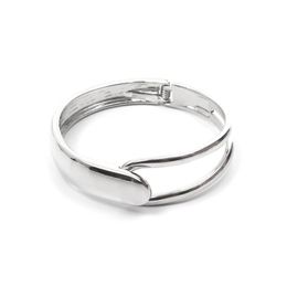 Firetti Damen Armreif &raquo;Armschmuck Klapparmreif&laquo; grau Metall