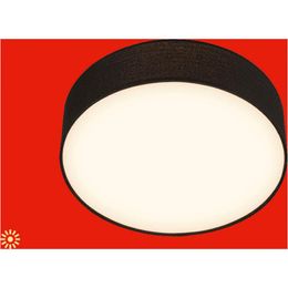 Briloner Leuchten LED Deckenleuchte &raquo;DUCK&laquo; LED-Modul 1 Stk. 30x10,5 cm, Wohnzimmer, Schlafzimmer, Flur, K&uuml;che schwarz 1, H: 120cm, 1 Stk.