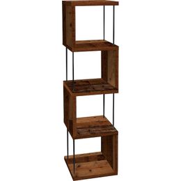 M&auml;usbacher Standregal &raquo;Sticks Regale&laquo; Breite 33 cm beige Holzwerkstoff B/H/T: 33cm x 126cm x 33cm, 4 Stk. offenes Fach
