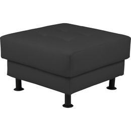 Home Affaire Polsterhocker &raquo;Bengo&laquo; passend zu &raquo;Bengo&laquo;-Sofa braun Microfaser (100% Polyester);Struktur (100% Polyester);Kunstleder B/H/T: 65cm x 42cm x