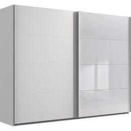 wimex Schwebet&uuml;renschrank &raquo;Ernesto&laquo; mit farbigen Glaselementen wei&szlig; Holzwerkstoff B/H/T: 270cm x 208cm x 65cm, T&uuml;ren: 2 Stk.