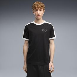 Puma Herren T-Shirt "T7 Love Of The Cat Ringer T-Shirt Herren"schwarz, Gr. M, Obermaterial: 100% Baumwolle. Rippe: 20% Polyester, 80% Baumwolle,