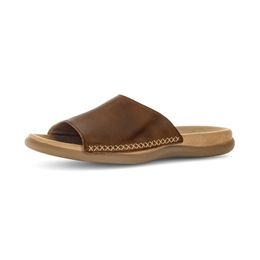 Gabor Damen Pantolette , Sommerschuh, Schlupfschuh mit komfortabler Style braun 43