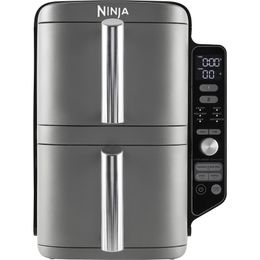 Ninja Hei&szlig;luftfritteuse &raquo;SL400EU Double Stack XL&laquo; 2470 W grau Einheitsgr&ouml;&szlig;e Hei&szlig;luftfritteuse