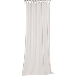 WIRTH Vorhang &raquo;Sunday&laquo; Schlaufen 1 Stk. tlg. nach Ma&szlig; wei&szlig; Jacquard, Baumwolle, Polyester 335cm, Schlaufen, 142cm