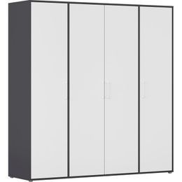 Rauch Kleiderschrank &raquo;VOYAGER Garderobe W&auml;scheschrank Schlafzimmer&laquo; in 3 verschiedenen Ausstattungen BASIC/CLASSIC/PREMIUM, mit 2 modernen 