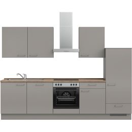 Nobilia K&uuml;chenzeile &raquo;"Laser I", NEU: individuell anpassbar mit gratis Profi-Beratung&laquo; vormontiert, 300 cm breit, optional mit verschiedenen E‐Ger&auml;te-