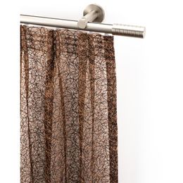 Garesa Gardinenstange &raquo;EASY&laquo; &Oslash; 20 mm 1 l&auml;ufig-l&auml;ufig Wunschma&szlig;l&auml;nge gold Aluminium B/L: 65cm x 430cm &Oslash; 20mm, 1 Stk., 1 l&auml;ufig