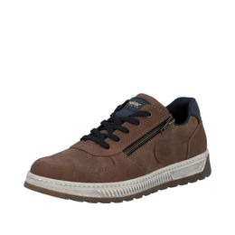 Rieker Herren Sneaker Freizeitschuh, Halbschuh, Schn&uuml;rschuh mit Kontrastbesatz bunt 45