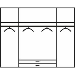 Rauch Kleiderschrank &raquo;Schrank Dreht&uuml;renschrank Garderobe Ankleide Schlafzimmer ESSENSA&laquo; Breiten: 136/181/226/271 cm, H&ouml;hen 210/229 cm, voll aufgelegte