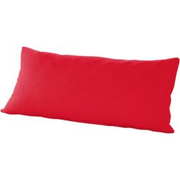 Primera Kissenbezug &raquo; Mako-Feinjersey Kissenbezug im Doppelpack&laquo; In vielen Uni-T&ouml;nen rot Feinjersey, Obermaterial: 100% Baumwolle B/L: 40cm x 80cm, 2 Stk., 
