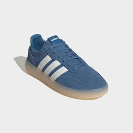 Herren Sneaker "BARREDA DECODE", adidas Sportswear, Gr. 44,5, blau, Leder, Schuhe, inspiriert vom Design des adidas handball spezial