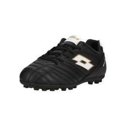 Lotto M&auml;dchen Fu&szlig;ballschuh "Stadio 705", Gr. 31, schwarz-wei&szlig;, Lederimitat, Schuhe, mit innovativen Technologien
