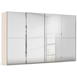 Rauch Schwebet&uuml;renschrank &raquo;Kleiderschrank Schrank Garderobe Schlafzimmerschrank SCALE-DUO&laquo; edle zweigeteilte T&uuml;ren Spiegelfront und 3 Zierleisten MADE