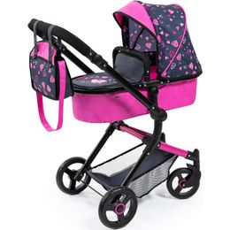 BAYER Kombi-Puppenwagen &raquo;Puppenwagen Vario&laquo; inkl. Wickeltasche pink Einheitsgr&ouml;&szlig;e Kombi-Puppenwagen