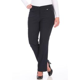 KjBRAND Damen KjBRAND 5-Pocket-Hose &raquo;Betty Bengaline&laquo; in bequemer Form blau 48 (24), K-Gr