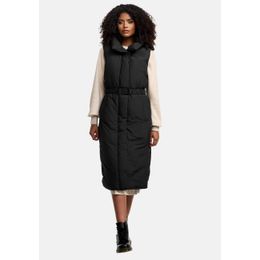 Navahoo Damen Steppweste "Abendlied XIV", schwarz, Gr. S, Obermaterial: 100% Polyester. Innenfutter: 100% Polyester. Wattierung: 100% Polyester,
