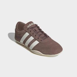 Damen Sneaker "GRAND COURT LO", adidas Sportswear, Gr. 40, braun, Leder, Synthetik, Schuhe