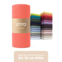 OTTO home Spannbettlaken &raquo;PHYSALIS in BASIC und PREMIUM Qualit&auml;t, 100% Baumwolle&laquo; f&uuml;r Matratzen bis 18 cm H&ouml;he, Bettlaken, Spannbetttuch, pflegeleicht