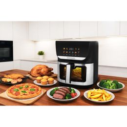 Gastroback Hei&szlig;luftfritteuse &raquo;Hei&szlig;luftfritteuse 42586_Multi-Heissluftfritteuse Duo Family 9 L&laquo; 2000 W schwarz Einheitsgr&ouml;&szlig;e Hei&szlig;luftfritteuse