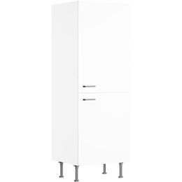 KOCHSTATION K&uuml;hlumbauschrank &raquo;KS-Paula&laquo; 60 cm breit, 176 cm hoch, mit 2 T&uuml;ren, 1 Einlegeboden wei&szlig;, B/H/T: 60cm x 176,6cm x 58,4cm, T&uuml;ren: 2 Stk.