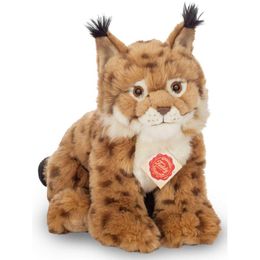 HERMANN TEDDY ORIGINAL Kuscheltier &raquo;Herzekind, Luchs, 26 cm&laquo; zum Teil aus recyceltem Material braun Einheitsgr&ouml;&szlig;e Kuscheltier