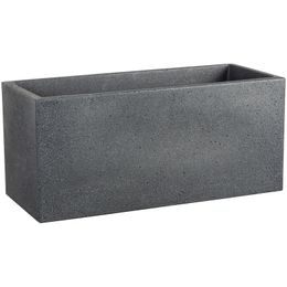 Scheurich Blumentopf &raquo;80/240 C-CUBE LONG&laquo; schwarz B/H/T: 25cm x 26,5cm x 58,5cm