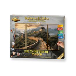 Schipper Malen nach Zahlen &raquo;Meisterklasse Triptychon - Die Chinesische Mauer&laquo; Made in Germany Einheitsgr&ouml;&szlig;e