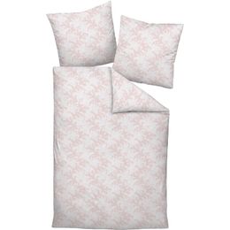 Janine Bettw&auml;sche &raquo;CARMEN S 55129 07 * 155X220,80x80&laquo; mit Rei&szlig;verschluss rosa Interlock-Jersey, Obermaterial: 100% Baumwolle B/L: 155cm x 200cm, 1 Stk., 1 