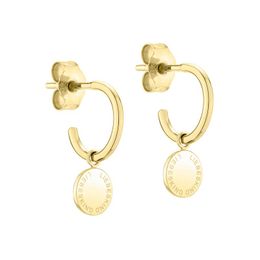 Liebeskind Berlin Damen Paar Creolen &raquo;Schmuck Geschenk Gold 375 Ohrringe Gold Collection&laquo; Einh&auml;nger abnehmbar gold Gelbgold 375