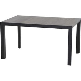 siena GARDEN Gartentisch &raquo;SILVA Tisch 140x90cm matt anthrazit/washed grey&laquo; Aluminiumgestell matt anthrazit, Tischplatte aus Keramik, washed grey B/H/T: 90cm x 74cm