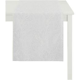 Apelt Tischdecke &raquo;3313 INDIAN SUMMER&laquo; Herbstzeit, Herbstdeko grau Polyester, Viskose B/L: 48cm x 140cm, 1 Stk., rechteckig