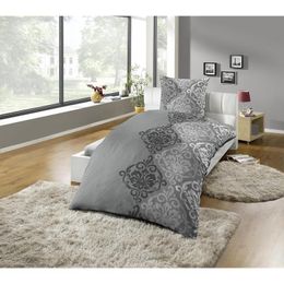 Kinzler Bettw&auml;sche &raquo;Bettw&auml;sche Polycotton Flanell Bettw&auml;sche&laquo; 2 tlg. besonders weich Polycotton, Obermaterial: 65% Baumwolle, 35% Polyester B/L: 135cm