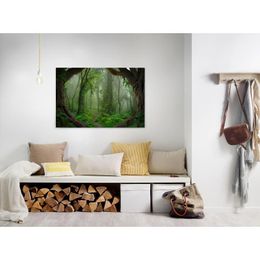 A.S. Cr&eacute;ation Leinwandbild &raquo;Tropical Forest&laquo; Gem&auml;lde Kunst 1 Stk. tlg. Tropischer Wald Keilrahmen Natur Leinwand-Bild Wohnzimmer modern Wand bunt Massivholz, Stahl 