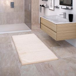Paco Home Badematte &raquo;Comfy 340&laquo; H&ouml;he 25 mm rutschhemmend beschichtet fu&szlig;bodenheizungsgeeignet Badteppich, Soft-Touch-Oberfl&auml;che, besonders weich & flauschig 