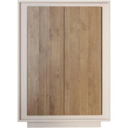Home Affaire Highboard &raquo;Sky, B/H 106/171 cm, Stauraumschrank/Hochkommode, 2 T&uuml;ren&laquo; Softclosing, Korpus & Front 22 mm stark, Rahmen-Optik Holzwerkstoff